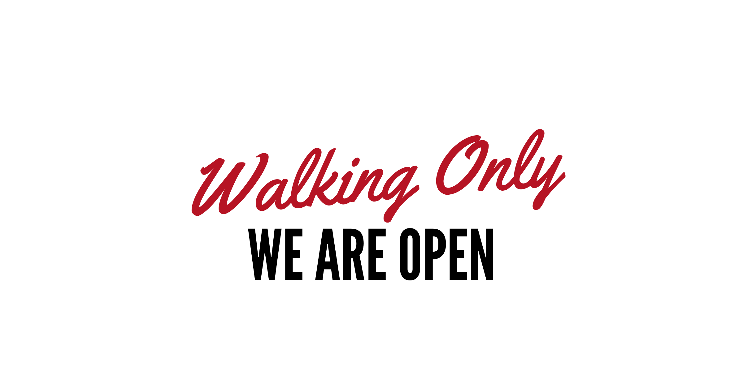 We are OPEN! Walking Only. - Denison Golf Club